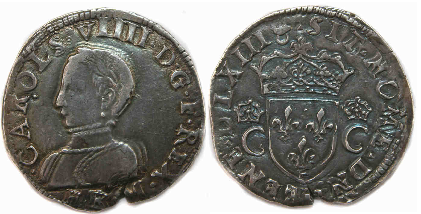 Charles VIIII Teston 1563 Bordeaux