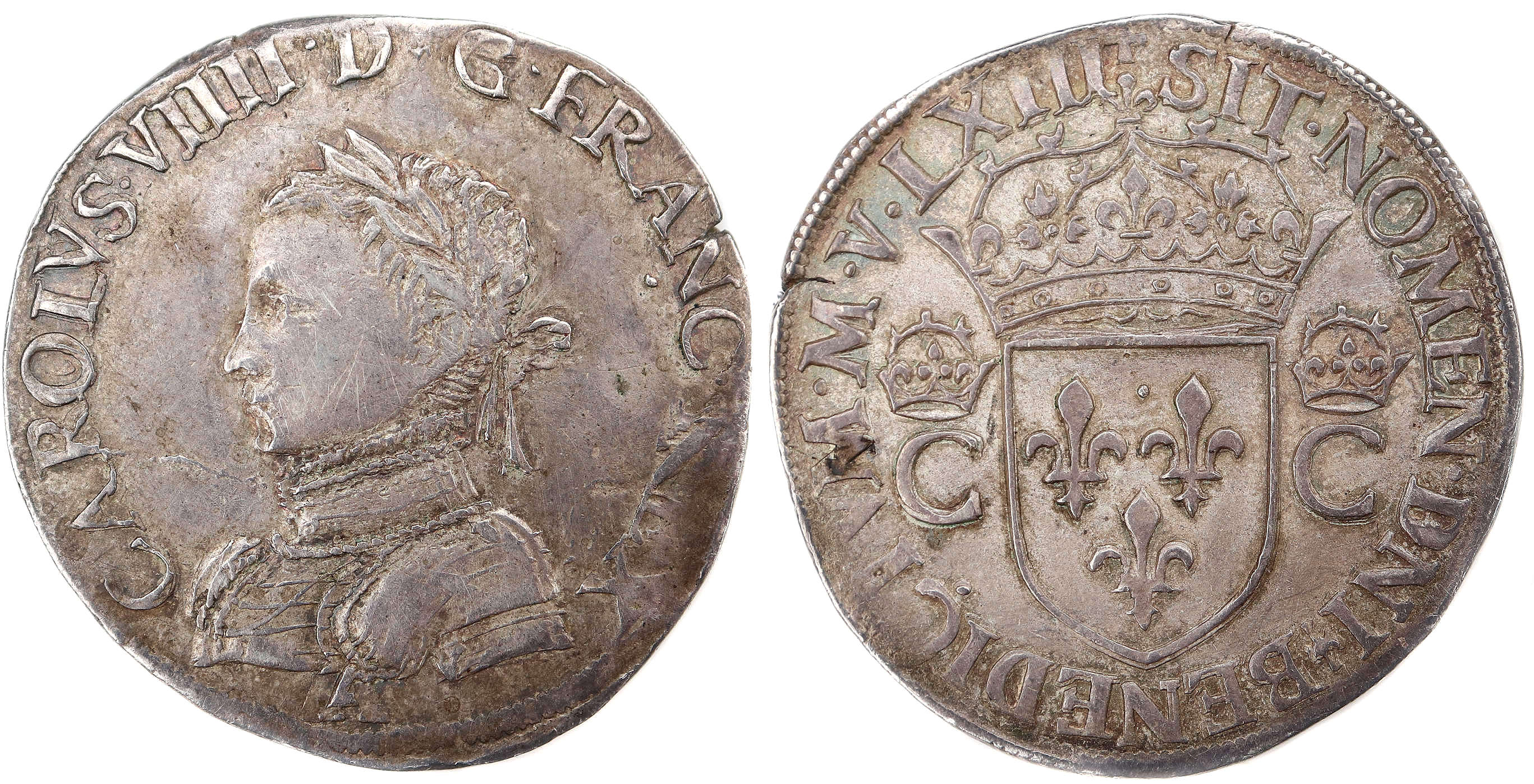 Charles IX Teston 1563 PARIS